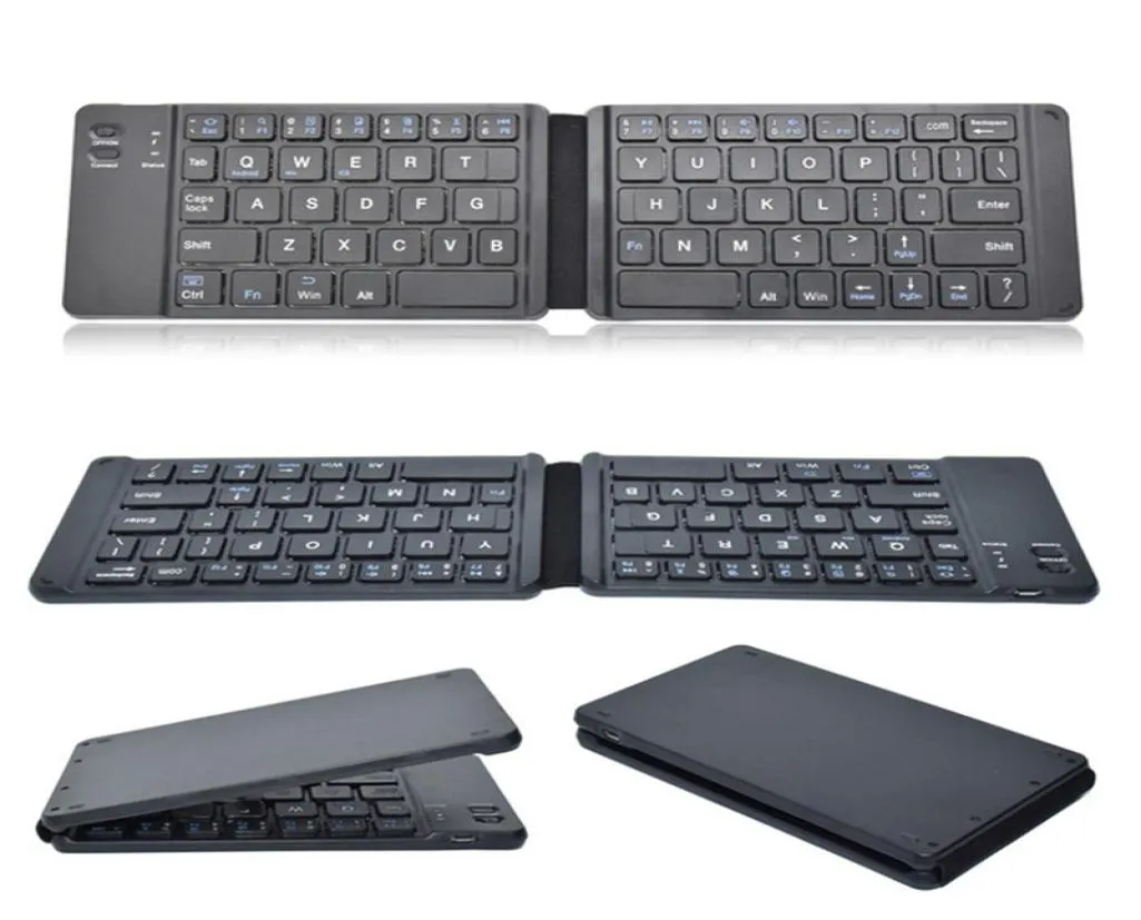Portable Bluetooth Mini Fold Foldable Bluetooth Keyboard For Windows ...