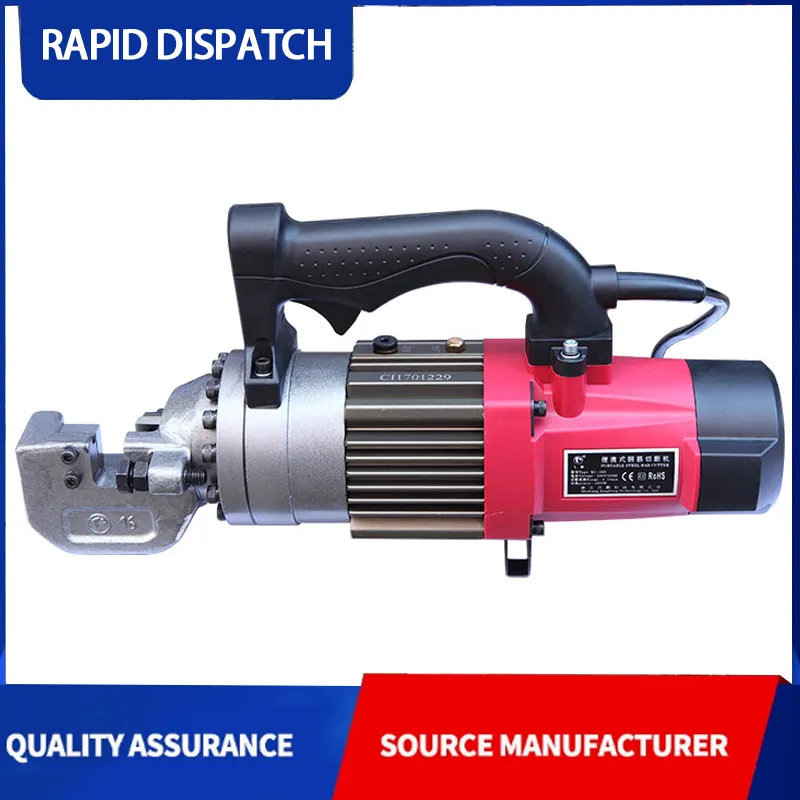 Portable Electric Rebar Cutter Hydraulic Steel Shear For Construction ...