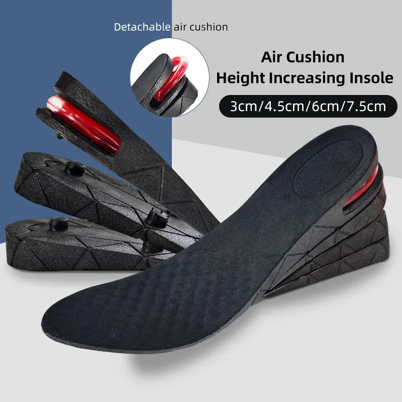 Height Increase Pads Adjustable 3 7.5cm Invisible Air Cushion Shoe ...