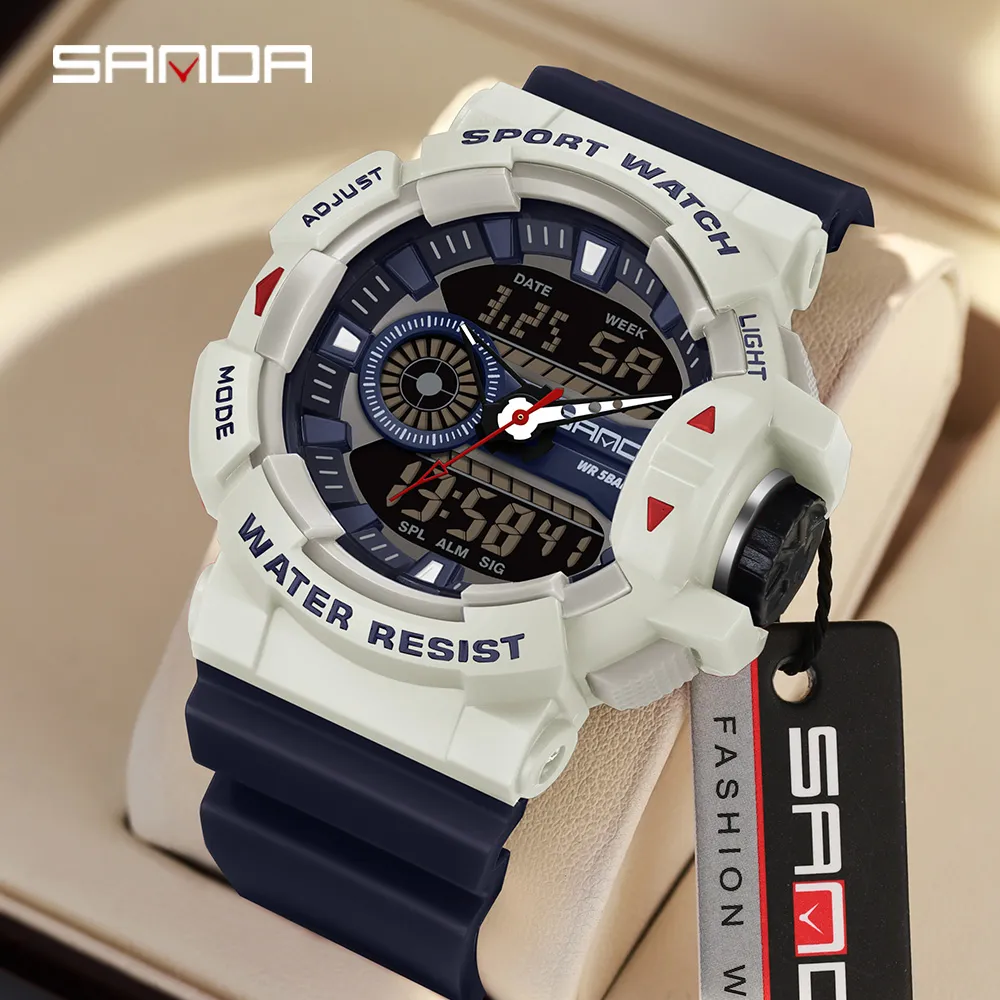 Men's Digital Sports Watch With Date Display Military Style Electronic ...