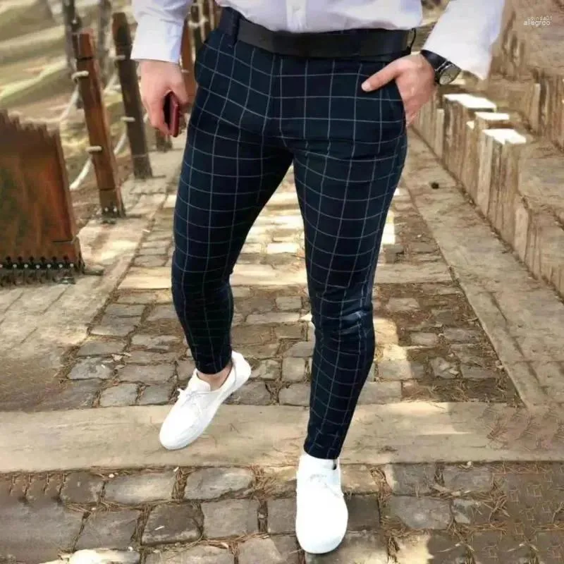 2024 Seasons Retro Plaid Suit Pants With 3D Block Print Trendy Casual ...