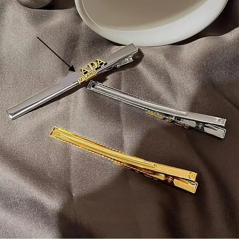 Luxury Metal Hair Clips - Designer Headwear for Women, Alphanumeric ...
