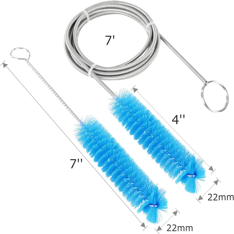 Flexible 7 Inch CPAP Tube Cleaning Brush With Stainless Steel Stinkum ...