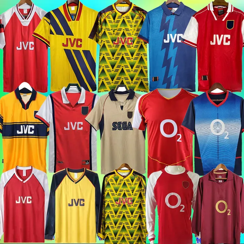 Vintage Arsenall RETRO Vintage Soccer T Shirts Kit With HENRY BERGKAMP ...