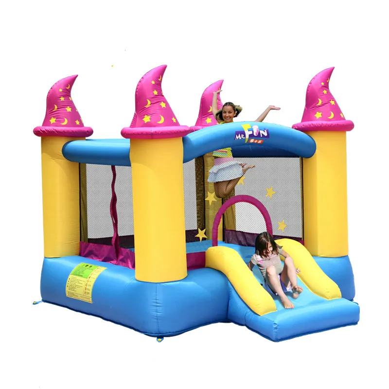 Magic Bounce House Castle Set Out With Air Blower Perfect For Kids ...