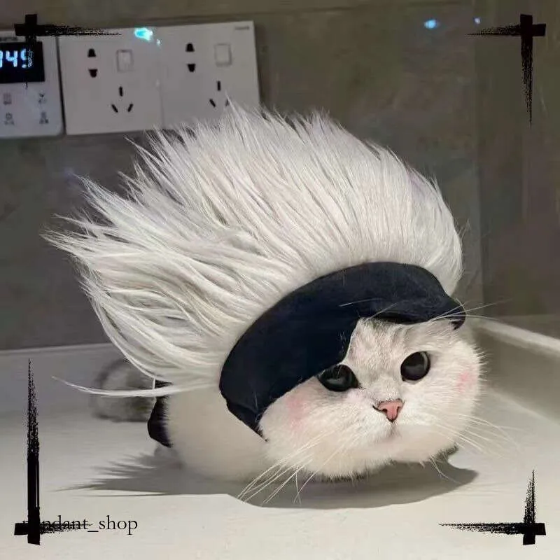 Gojo Satoru Pet Eye Mask - Cosplay Costume Headwear for Dogs & Cats ...