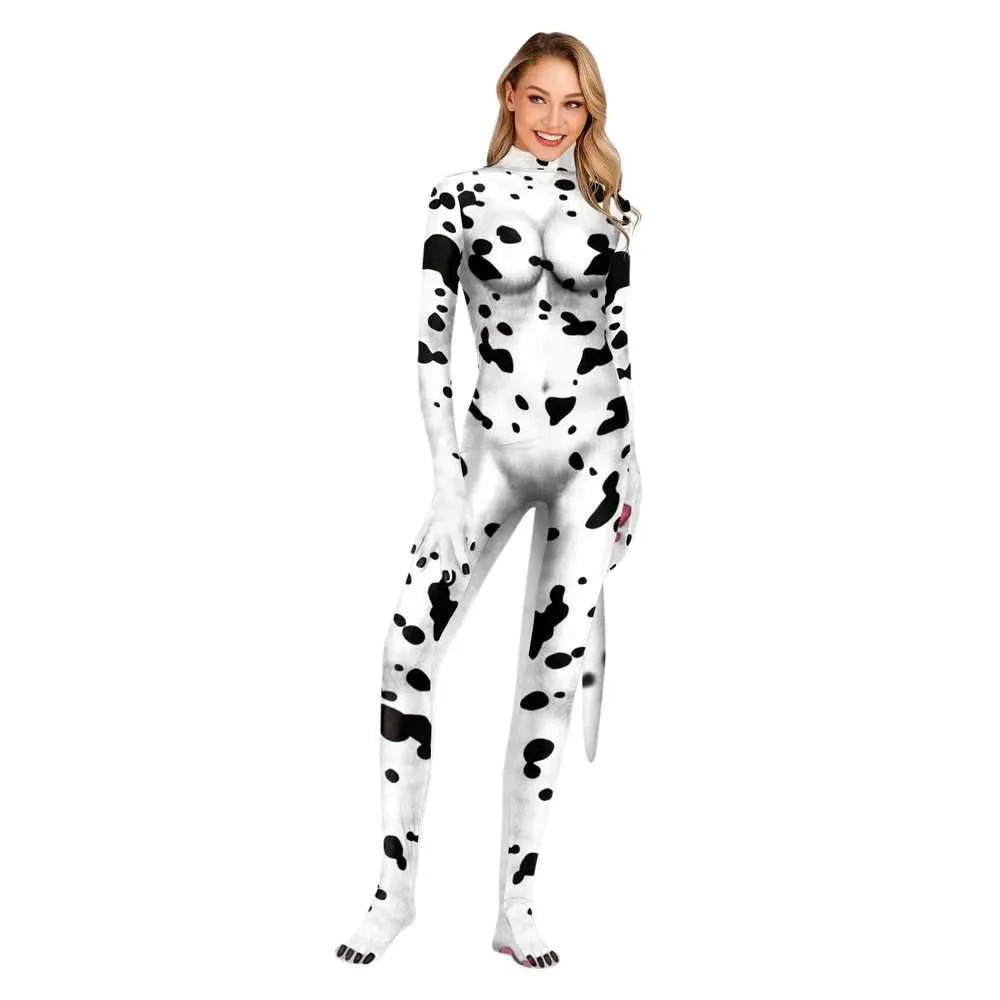 Animal Costumes Adults Unisex Cow Catsuit Costume: Carnival Festival ...