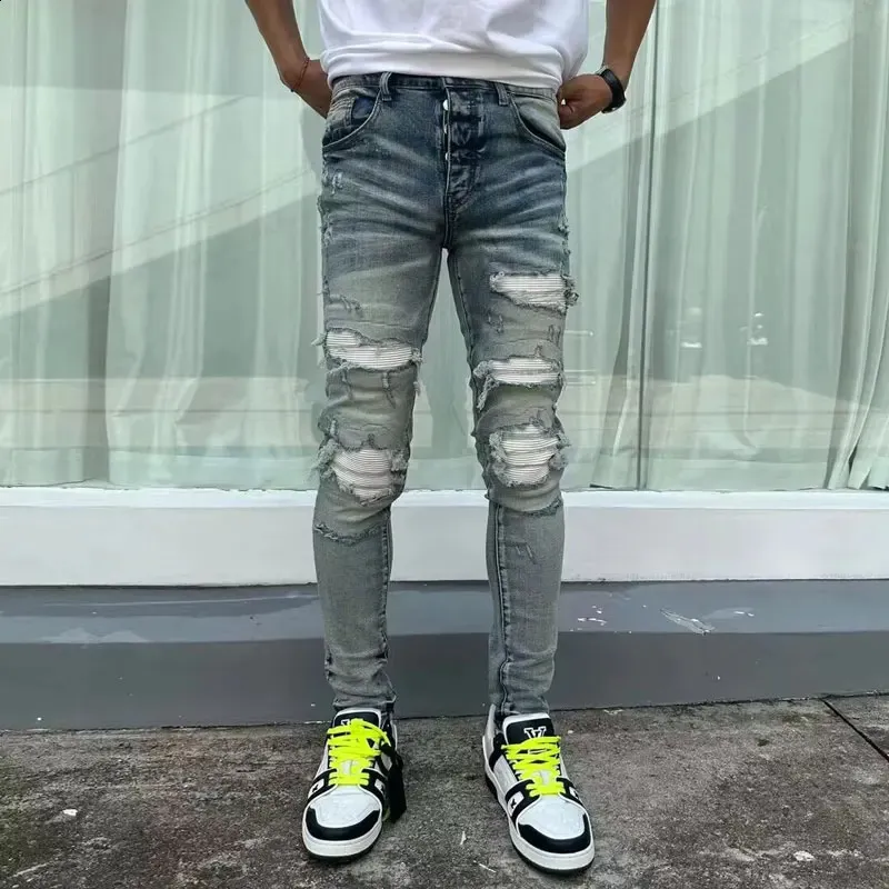 DHgate.com:Home>Products>Retro Mens Jeans>Retro Mens Jeans>Washed Blue ...