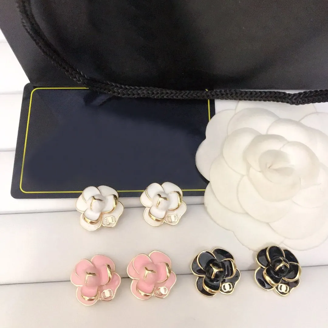 3-Tone Flower Stud Earrings Classic Summer Jewelry Gift from Dhgate ...