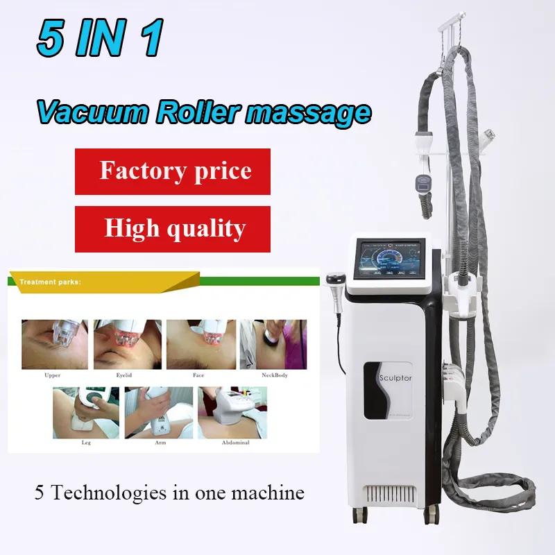 5 In 1 Rf Slimming Treatment Machine With Infrared Light, Vacuum ...