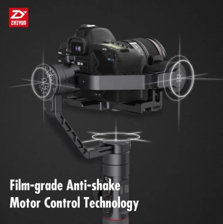 3-Axis Handheld Gimbal Stabilizer for DSLR Cameras - Real-Time Follow ...