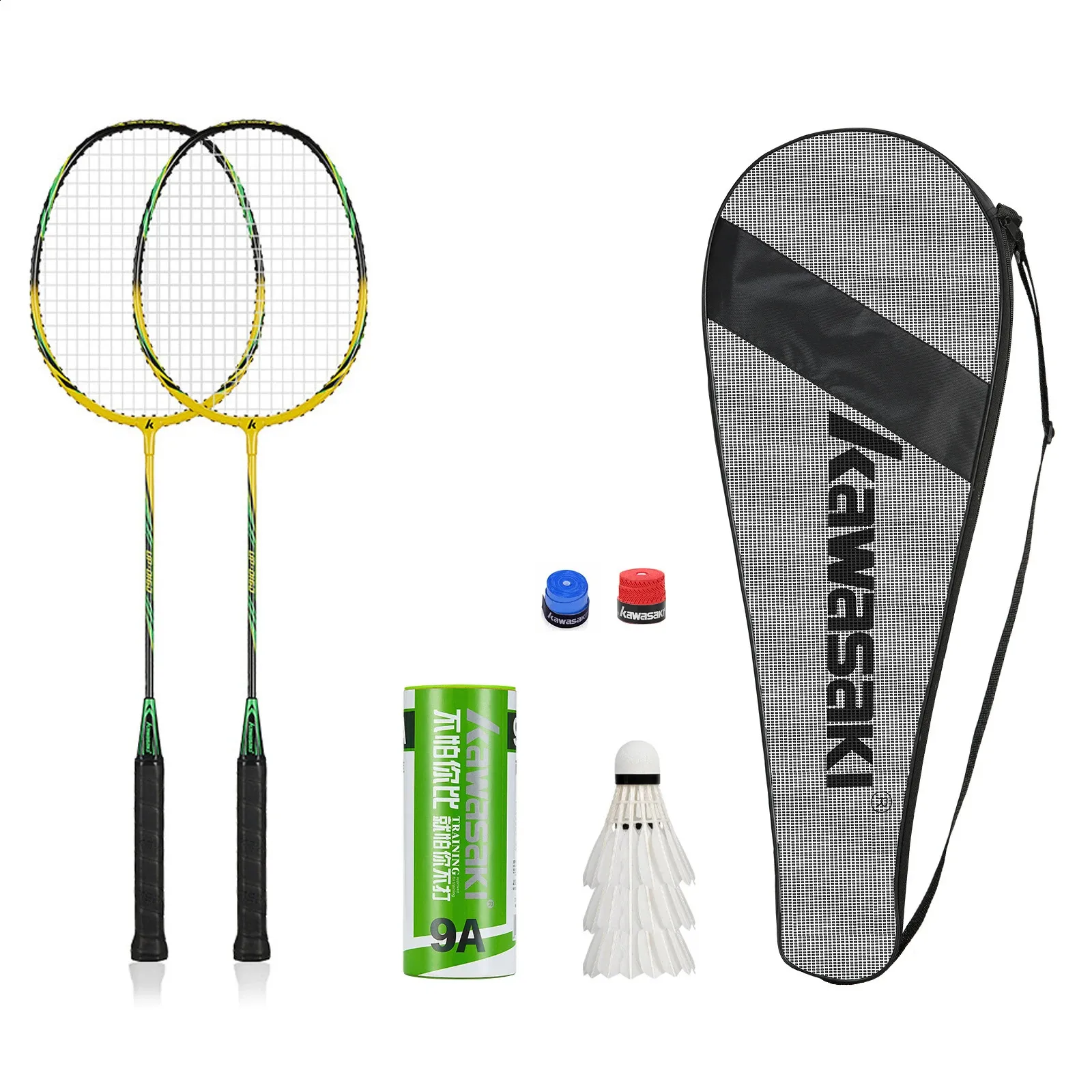 Kawa 1U Badminton Racket - Aluminum Alloy Frame with String, Free ...