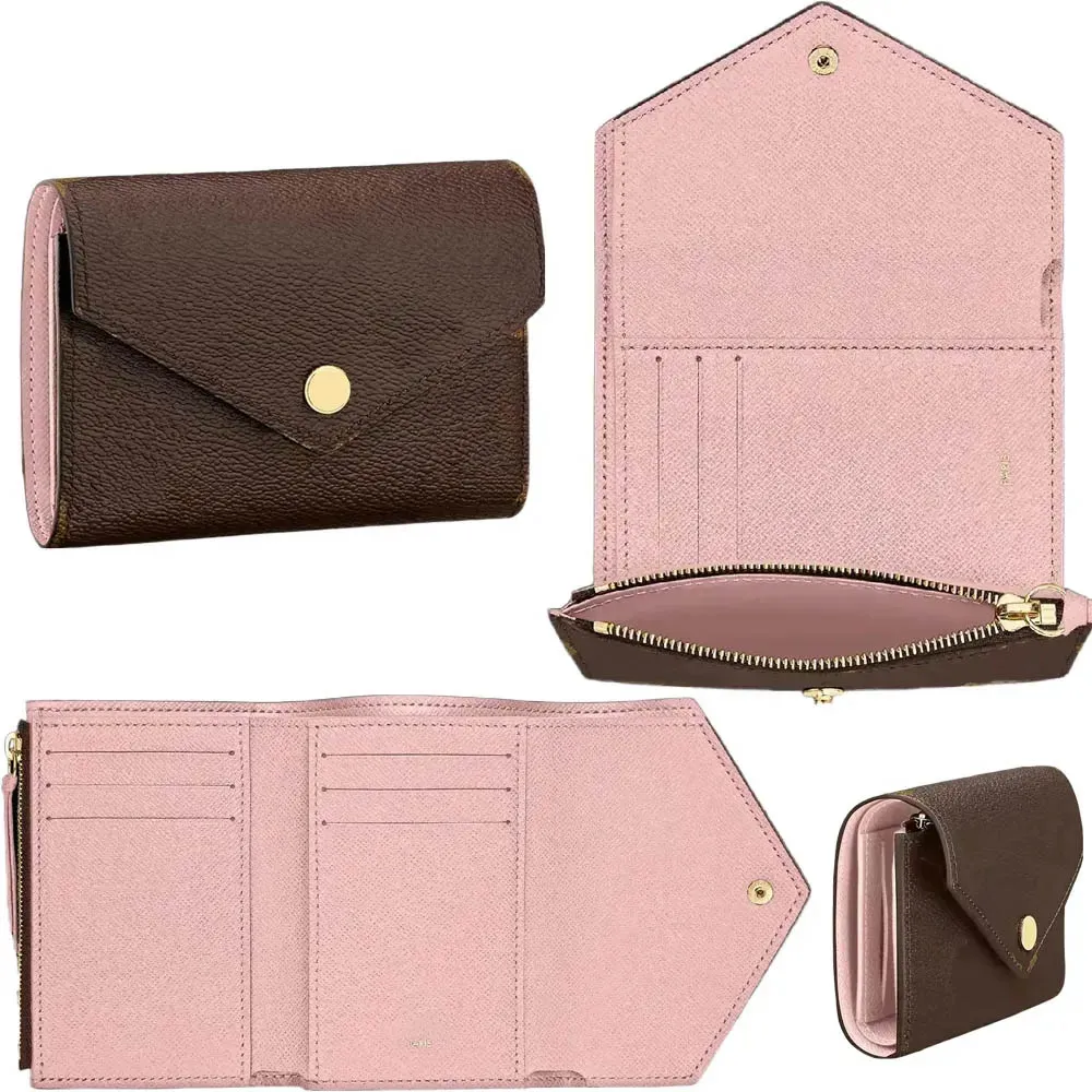 Multicolor Leather Wallet for Women - Luxury Short Purse with Coin ...