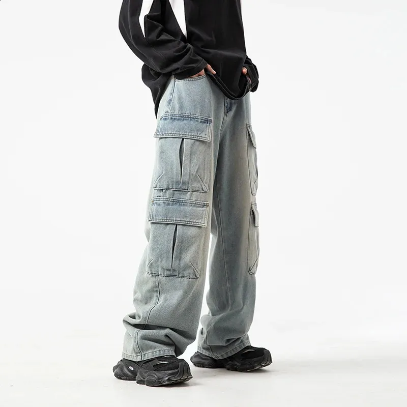 Business Casual Red Pants: Men's Retro Japanese Style Work Jeans with ...