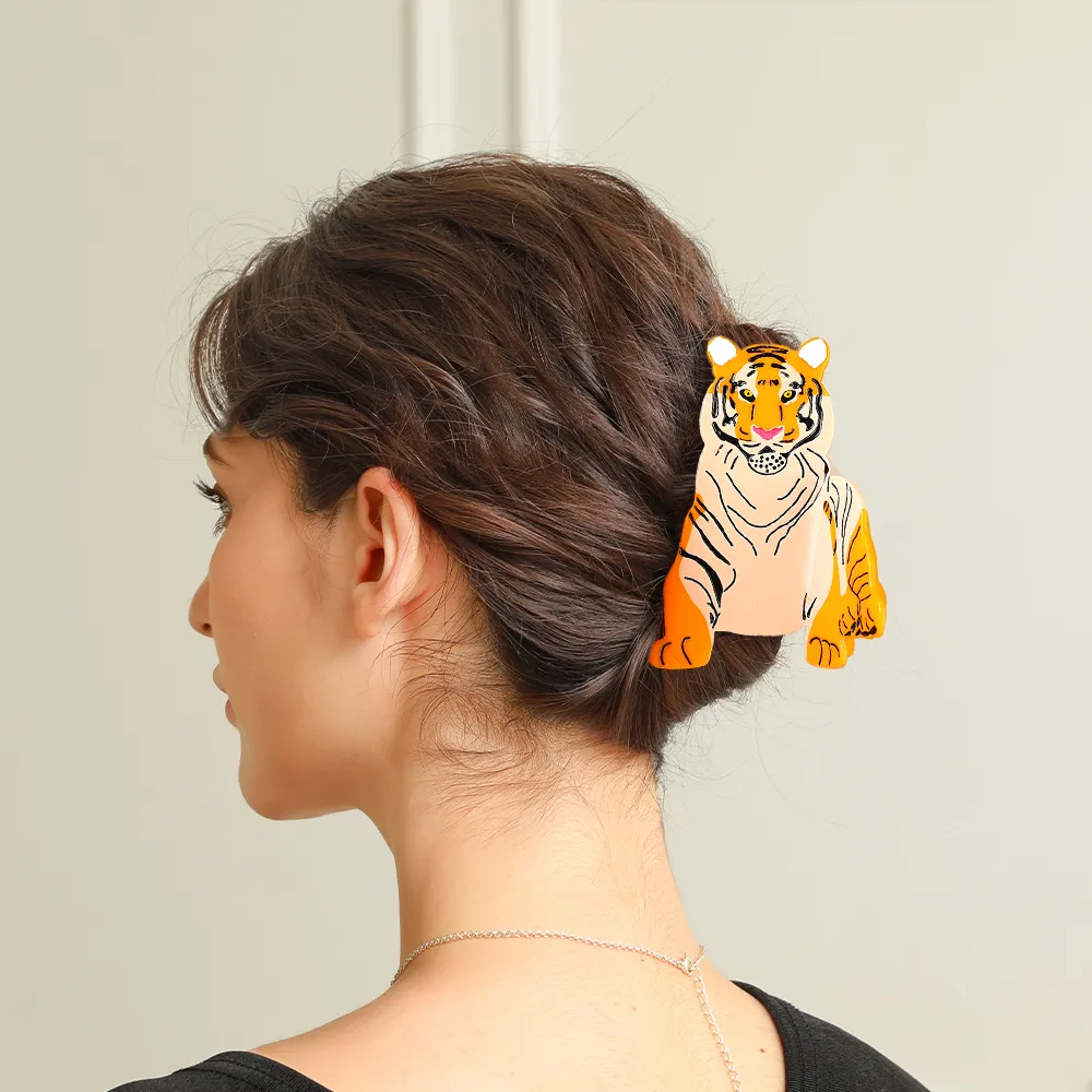 New Tiger Back Of The Head Acetate Headdress Hair Accessories Hair ...