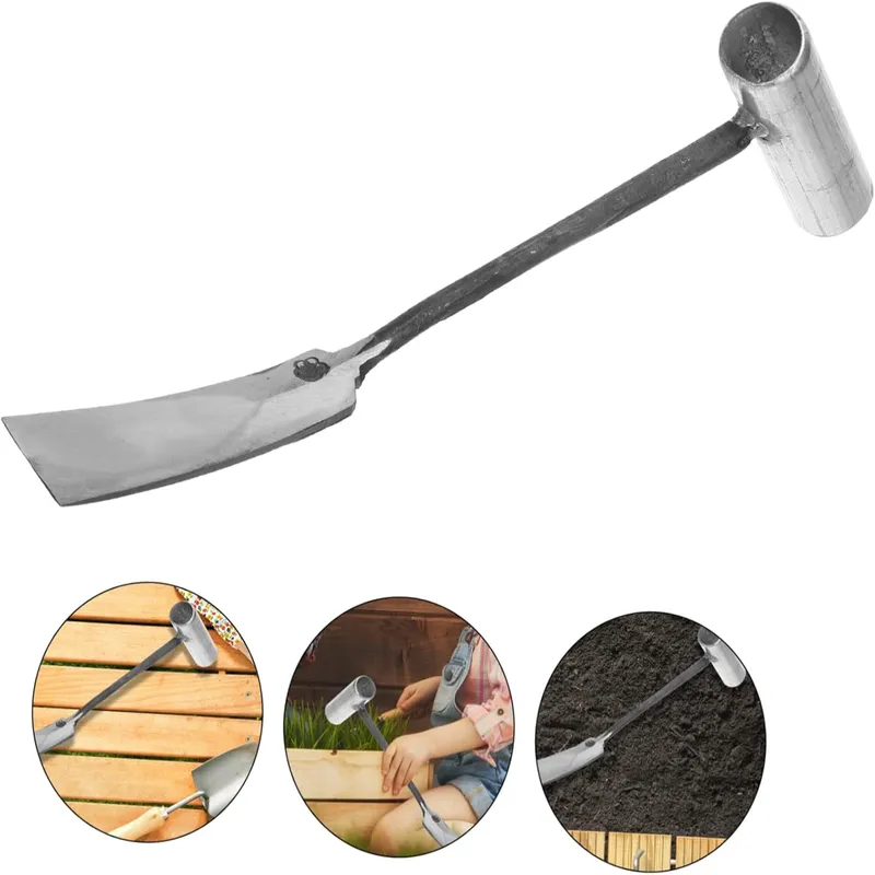 Heavy Duty Garden Spade with Iron Shovel for Planting, Weeding, and ...