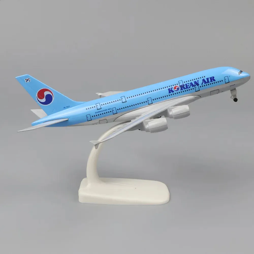 Korean A380 Metal Airliner Model 20cm, 1:400 Full Scale, Alloy Material ...