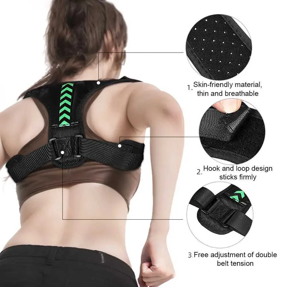 Breathable Posture Corrector Strap - Adjustable Back Support for Kids ...
