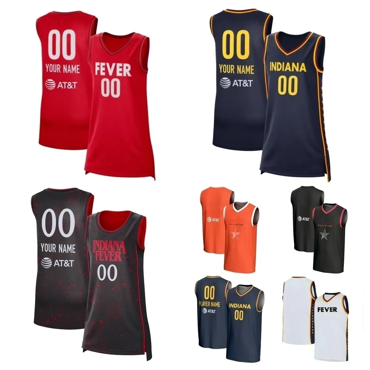 Indiana Fever Basketball Jersey - Caitlin Clark & Team! Official Colors ...