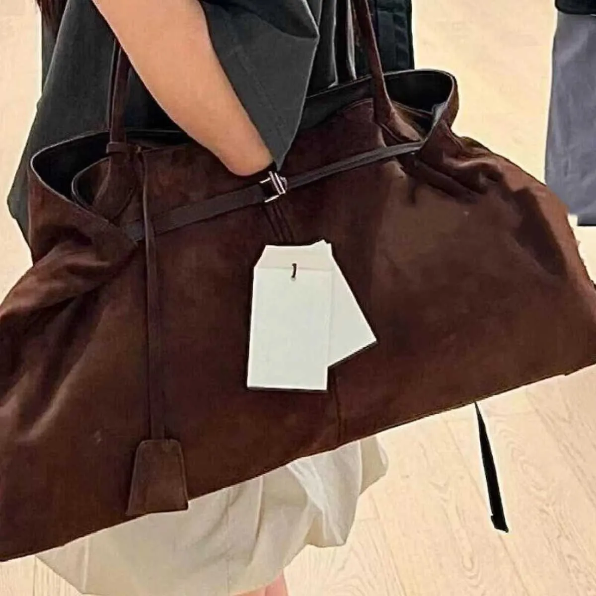 DHgate.com:Trendy Suede Shoulder Bag - Chic Armpit Bag, Versatile ...