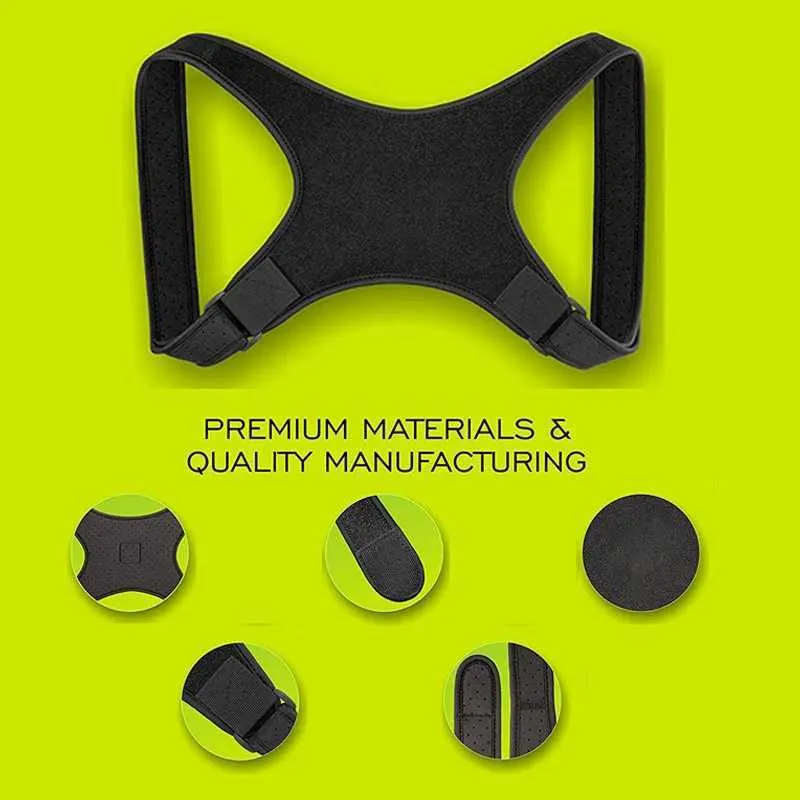 Adjustable Posture Corrector Strap for Women & Kids - Back Support ...
