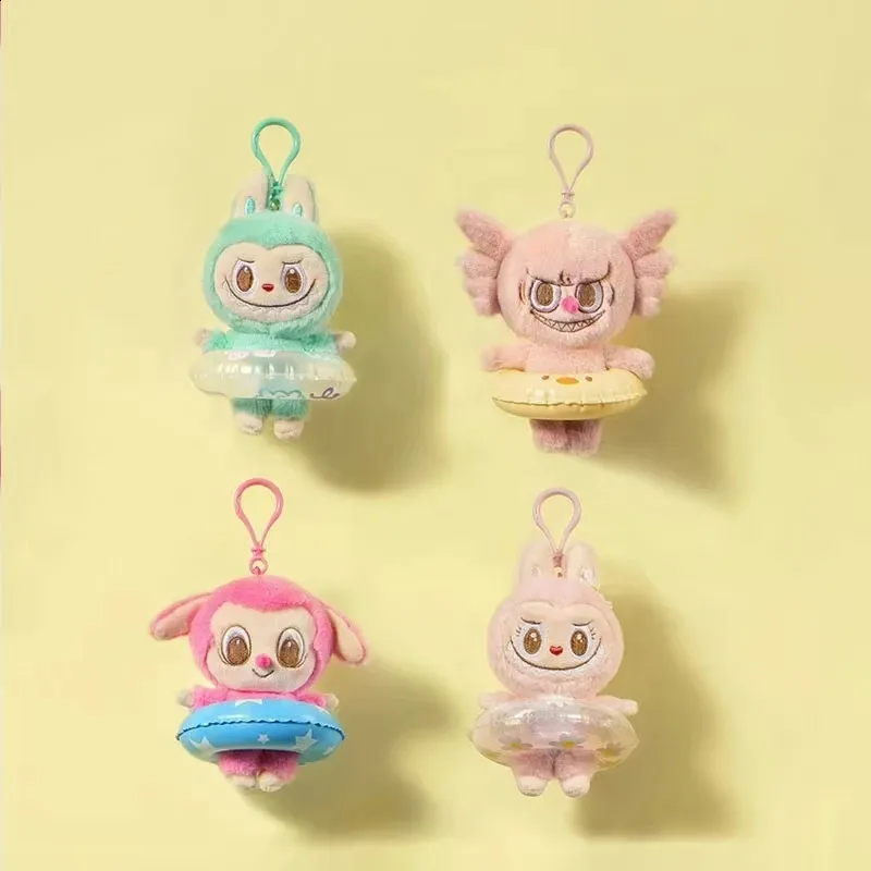 Labubu Monsters Party Swimming Pool Plush Toy - Cute Doll Pendant ...