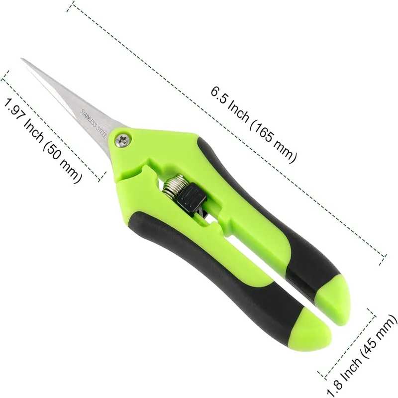 12-Pack Precision Pruning Shears: Sharp Micro Tip Scissors, Ergonomic ...