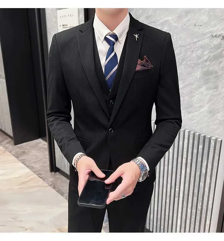 Premium 3-Piece Suits for Gents: Fashion Wedding & Business Styles ...