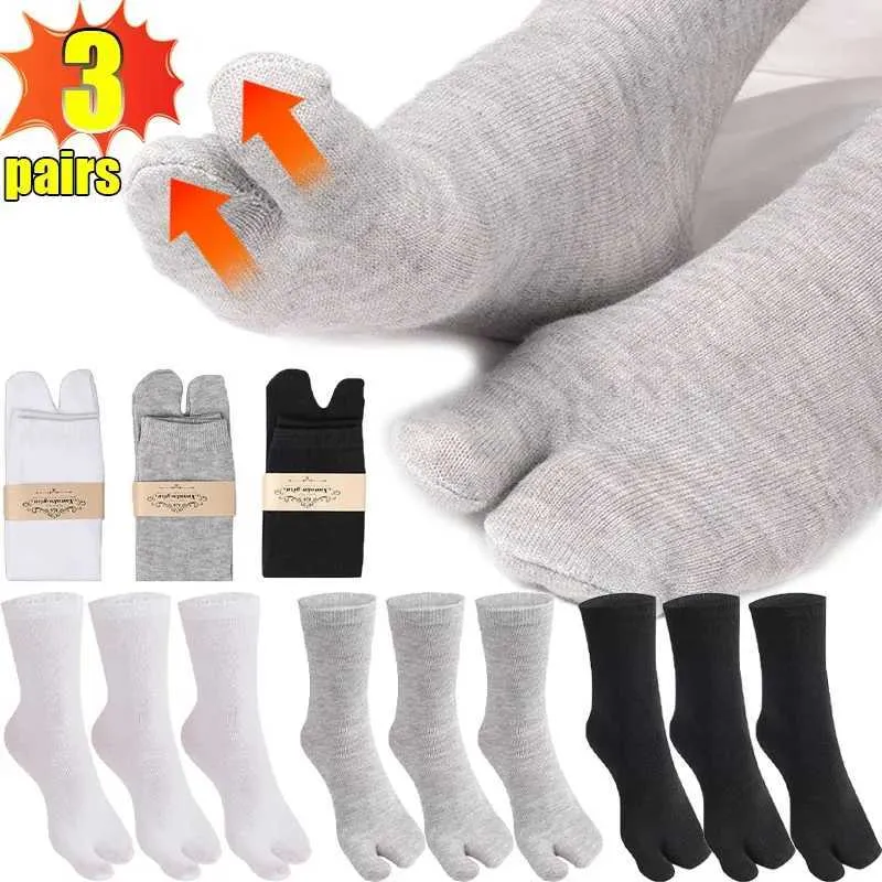 6 Pack Sweaty Split Tabi Toe Socks For Women And Men Ideal For Sports ...