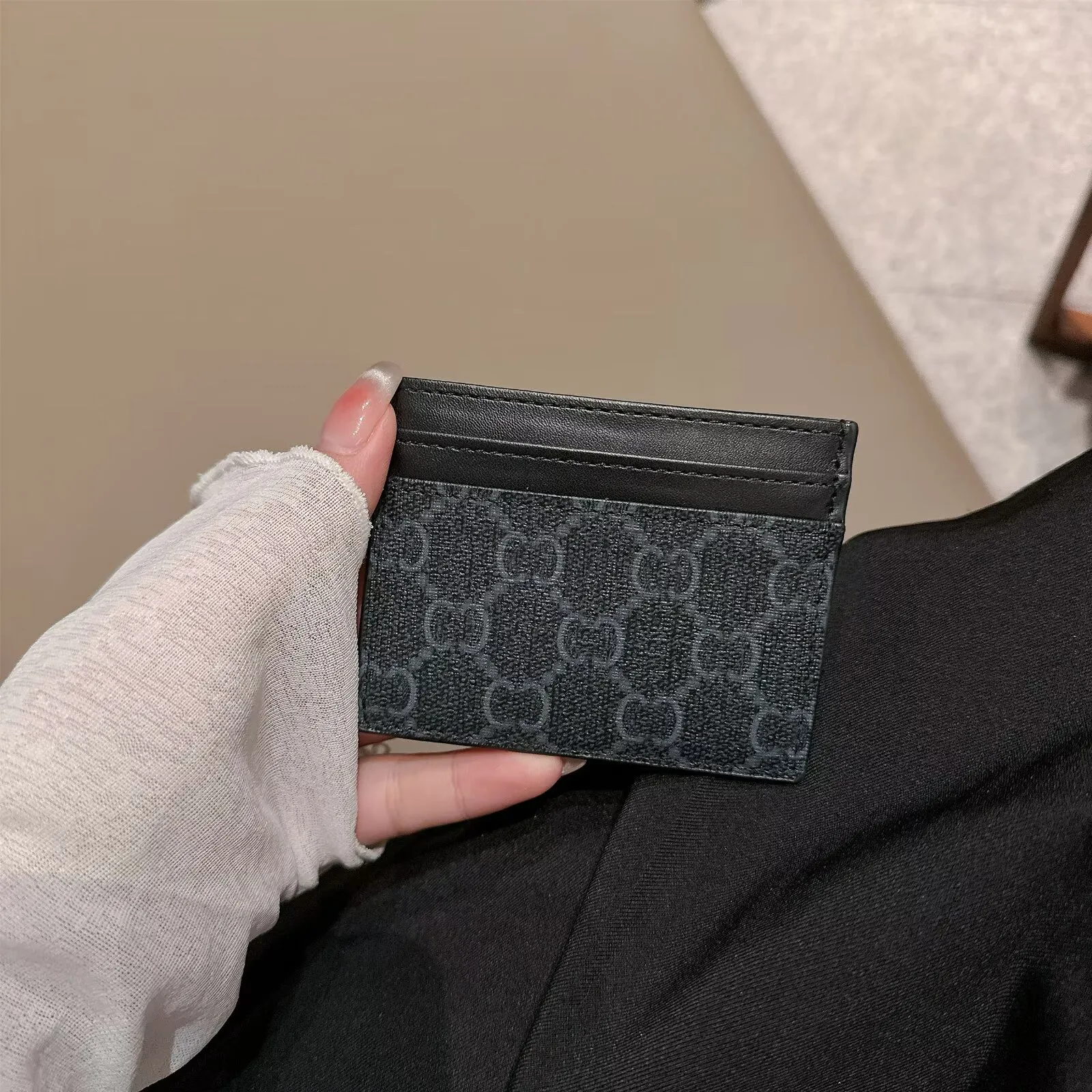 Luxury Designers Credit Card Holders Mini Wallets High Quality For Mens ...