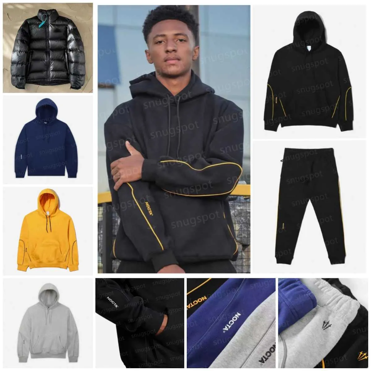 High Quality Nocta Tracksuit Black Tech Fleece Hoodie For Men And Women ...