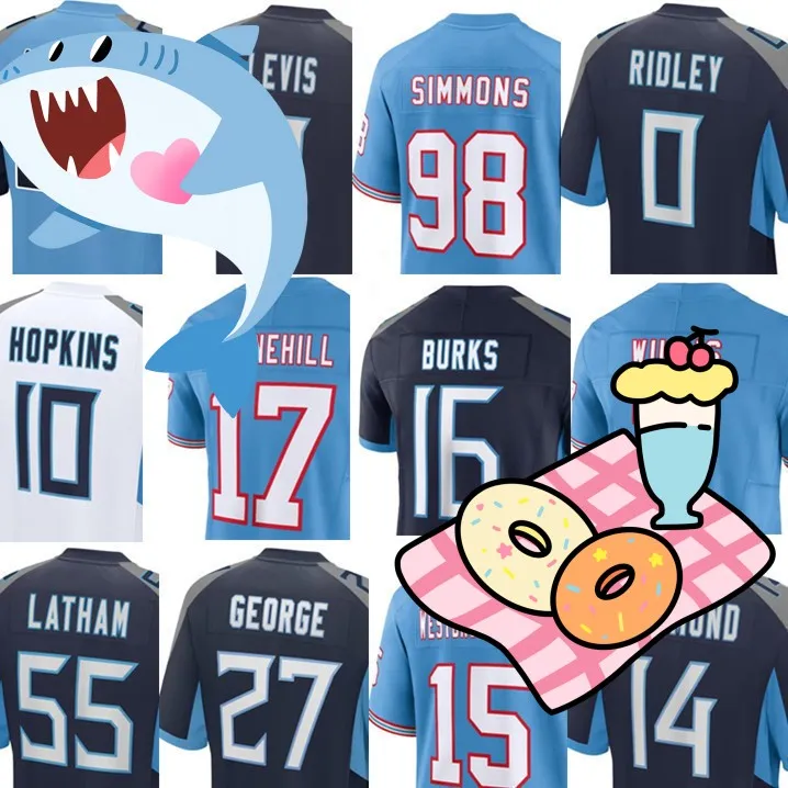 DHgate.com:Titans Jersey teve McNair Tony Pollard Tyjae Spears Jeffery ...