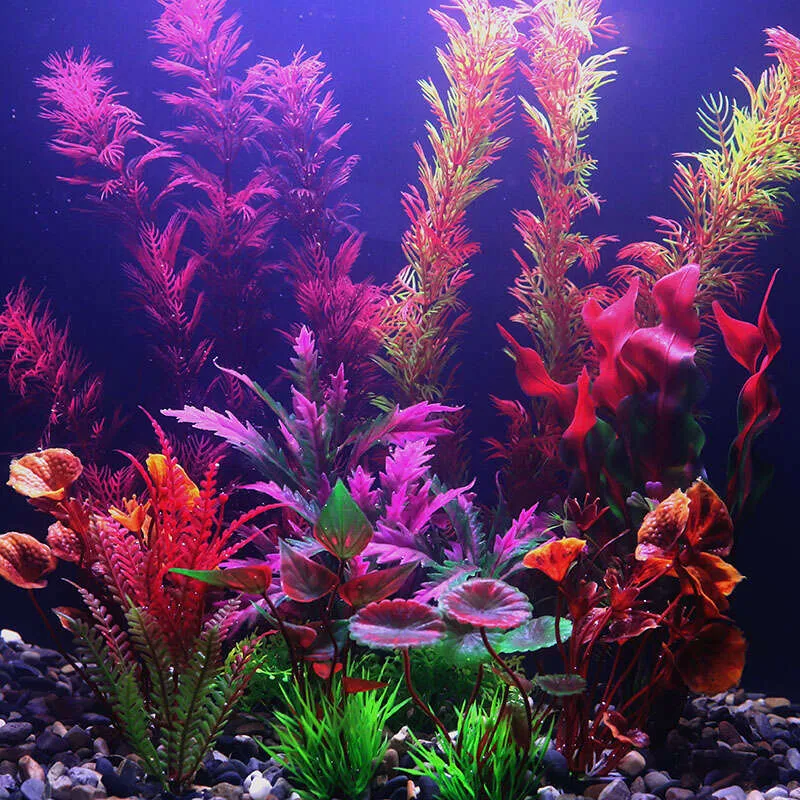 Realistic Aquarium Decor Plants: Water Weed Ornament, Aquatic Fish Tank ...