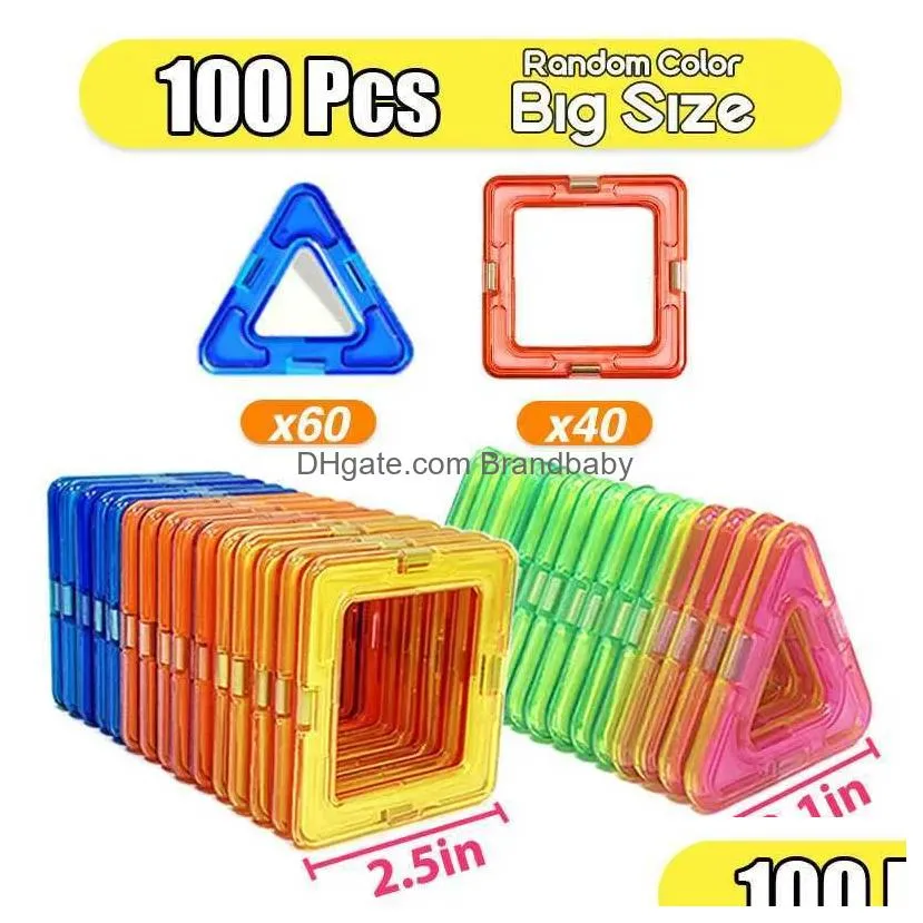 Large And Mini Magnetic Blocks Building Set For DIY Education And Fun ...