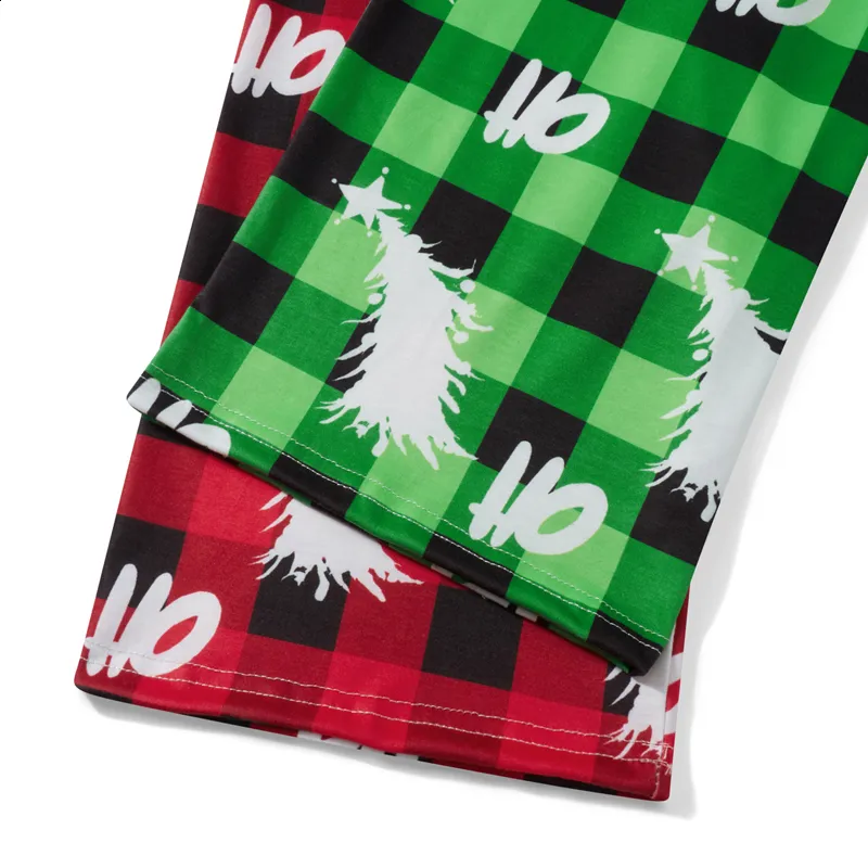 Family Christmas Matching Set Pajama Tree Printing Mom Dad Child Home ...