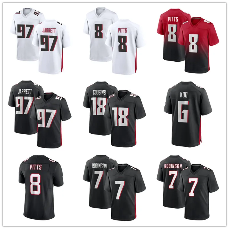 Falcons Jersey 9 Michael Penix Jr. Kirk Cousins Robinson Jersey Jessie ...