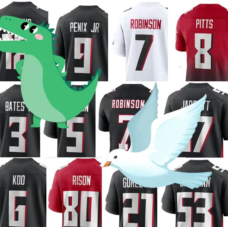 Falcons Jerseys Kirk Cousins Robinson Troy Andersen Matthew Judon Mike ...