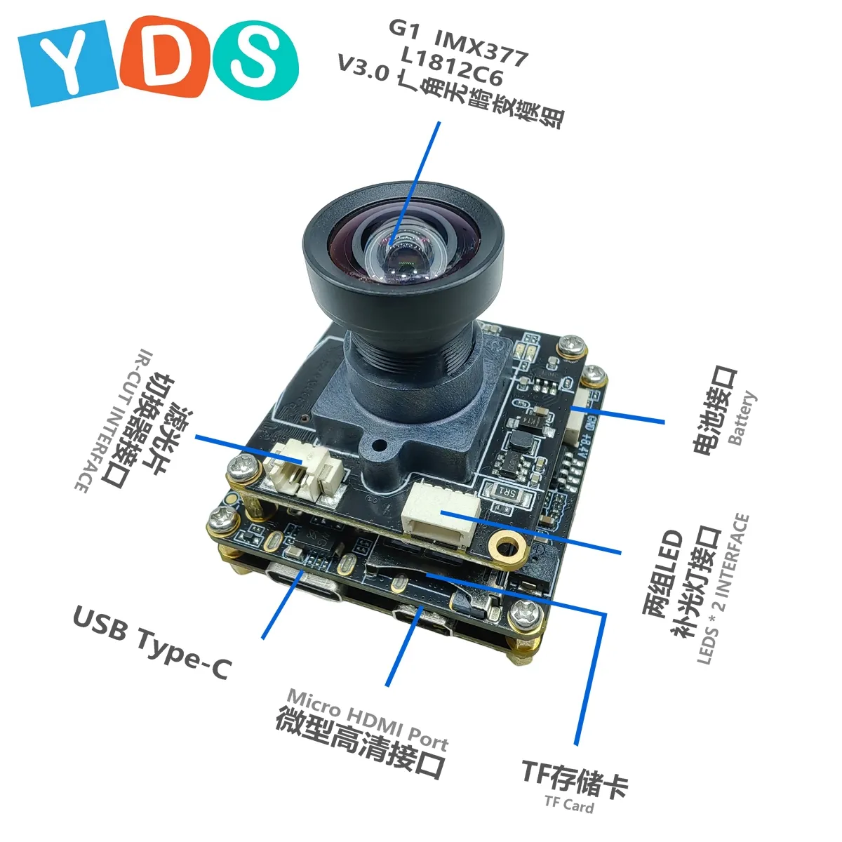 DHgate.com:AI & WiFi Smart Camera Development Kit with 12.35MP IMX377 ...