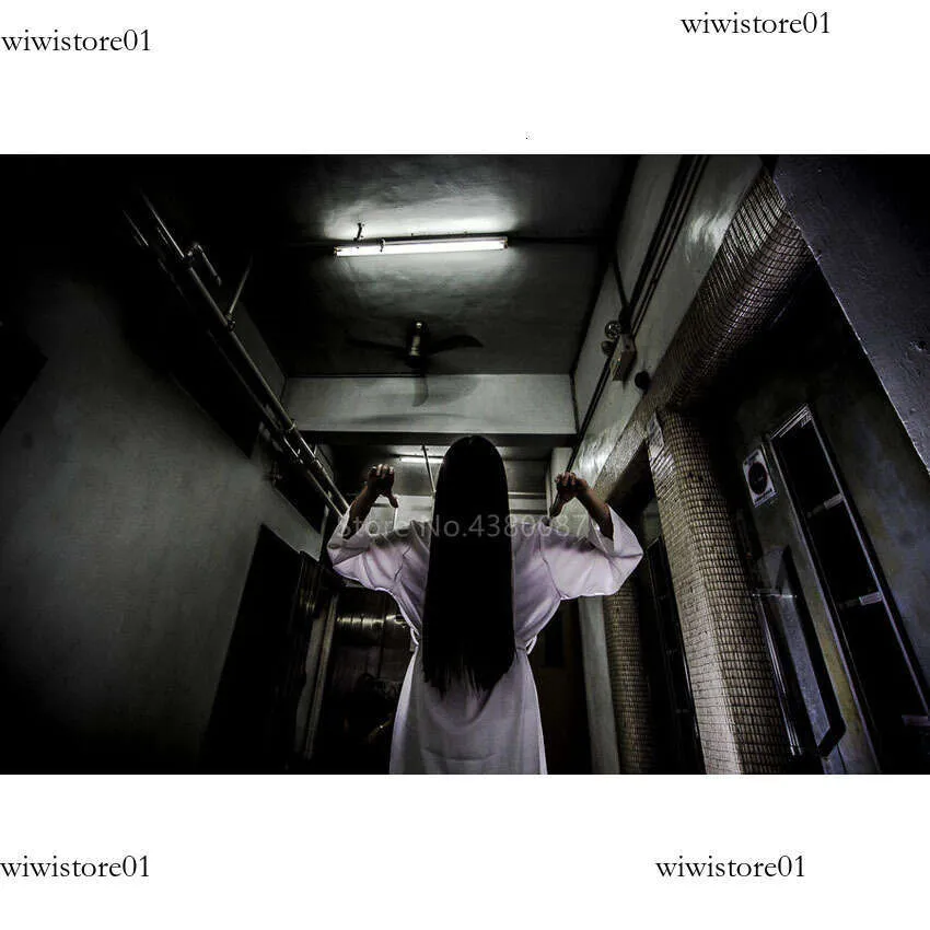 Women's Scary Ghost Yamamura Sadako Cosplay Costume - Halloween Witch ...