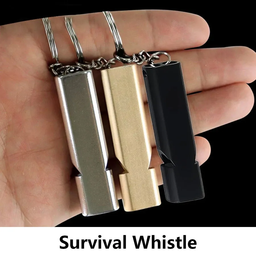 Safety Whistles Survival Whistles: Portable Aluminum Emergency Whistle ...