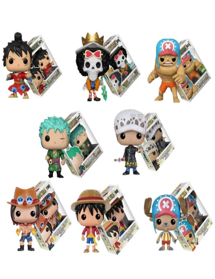 One Piece Anime Fans One Piece Figures Set Luffy, Tony, Chopper, Ace ...