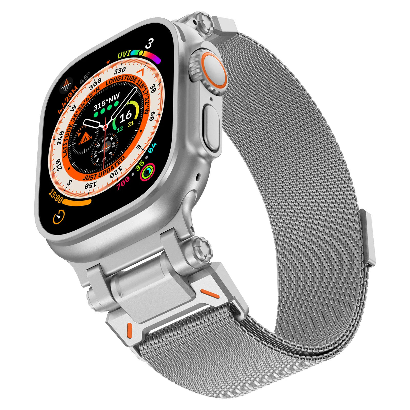 Milanese Loop With Magnetic Clasp For Apple Watch Series 10 Milanese Loop With Magnetic Clasp For Apple Watch Series 10