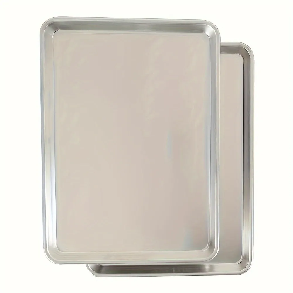 DHgate.com:Rust-Proof Stainless Steel Baking Sheet - 11.8x15.7 Inch ...