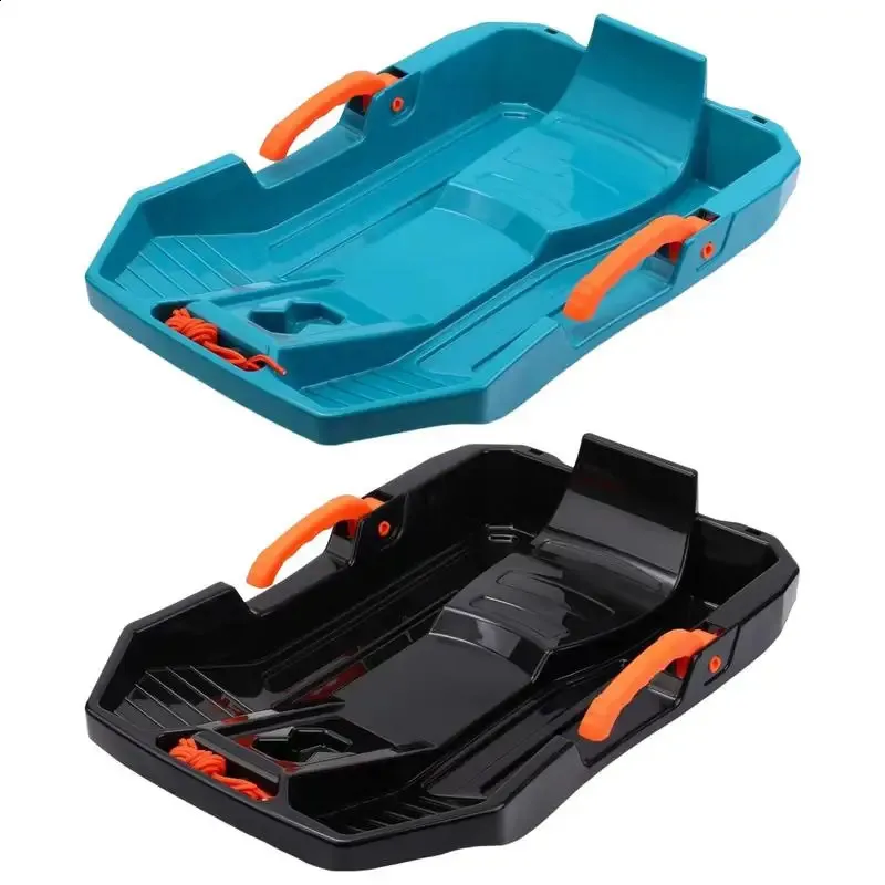 Drawstring Single Plastic Snow Sled For Kids Ideal For Beach, Winter ...