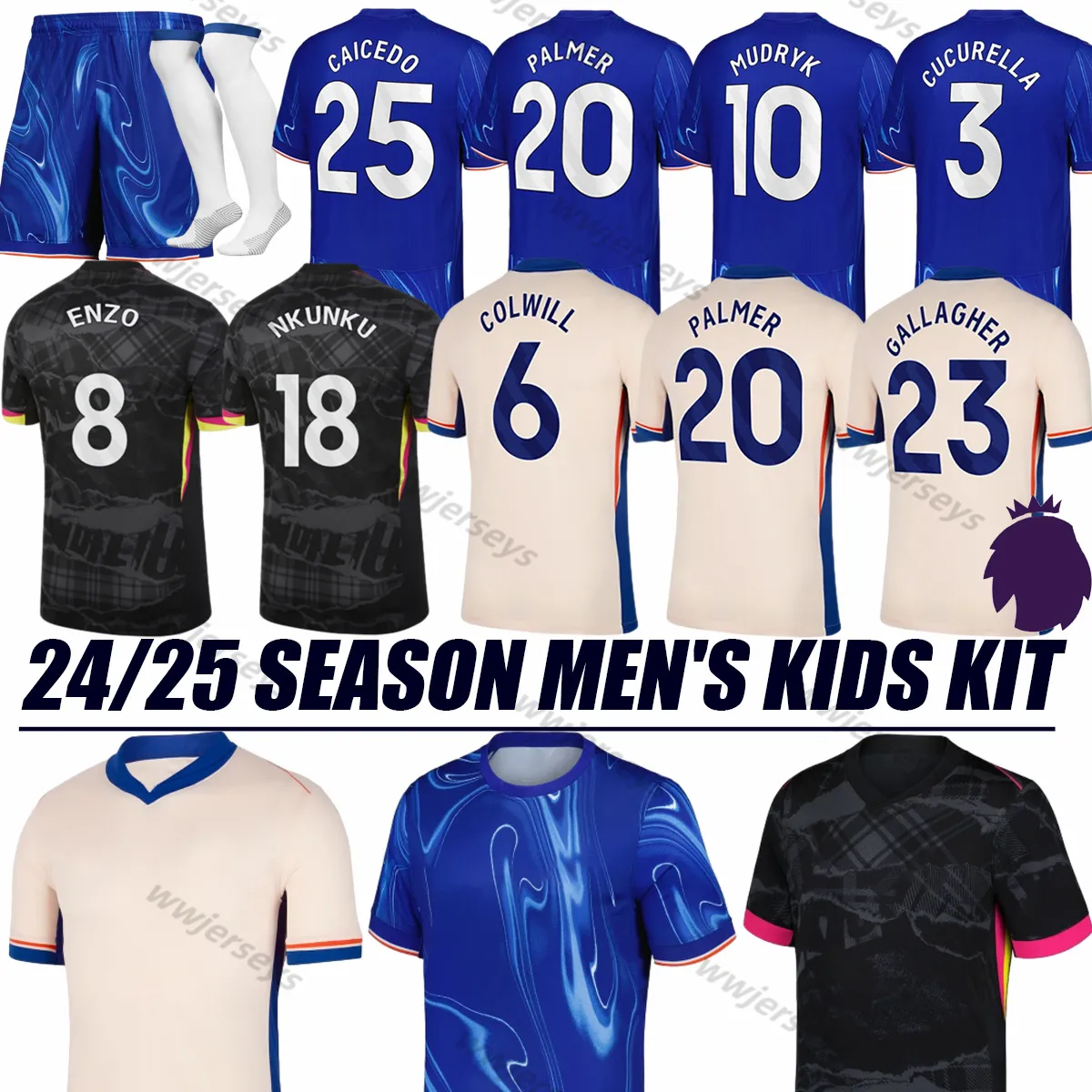 CFC KIt PALMER NkUNKU soccer shirts - Featuring COLWILL GALLAGHER ...