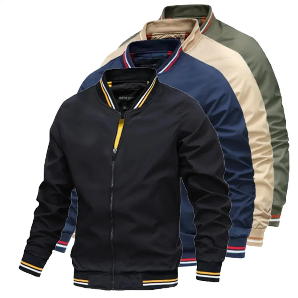 DHgate.com:Mens Bomber Jacket Men Spring Casual Windbreaker Pilot ...
