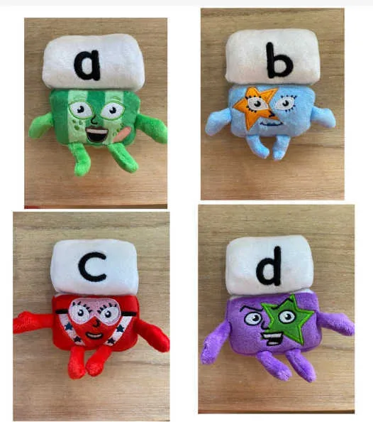 Alphablocks Plush Letter Building Blocks - Soft, Educational Toys for ...