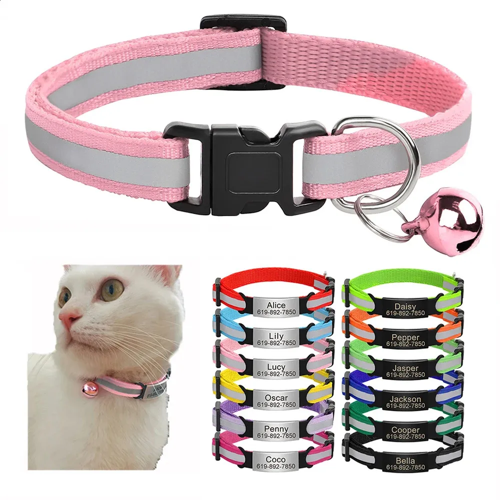 Cat Collars With Bells, Reflective Kitten Collars... From Homehaven ...