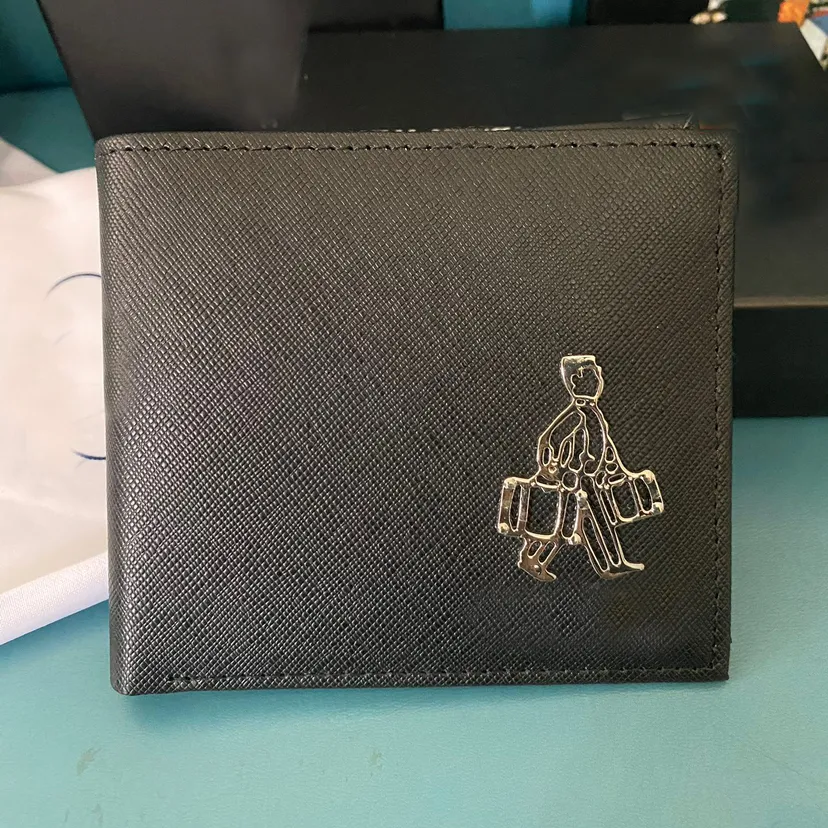 Designer Mens Wallet Leather Short Wallet Stylish Men Folding Triangle ...