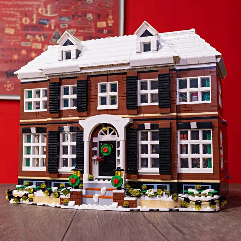 Wooden 3,Building Blocks Toy Bricks Set for Home Alone House Model and ...